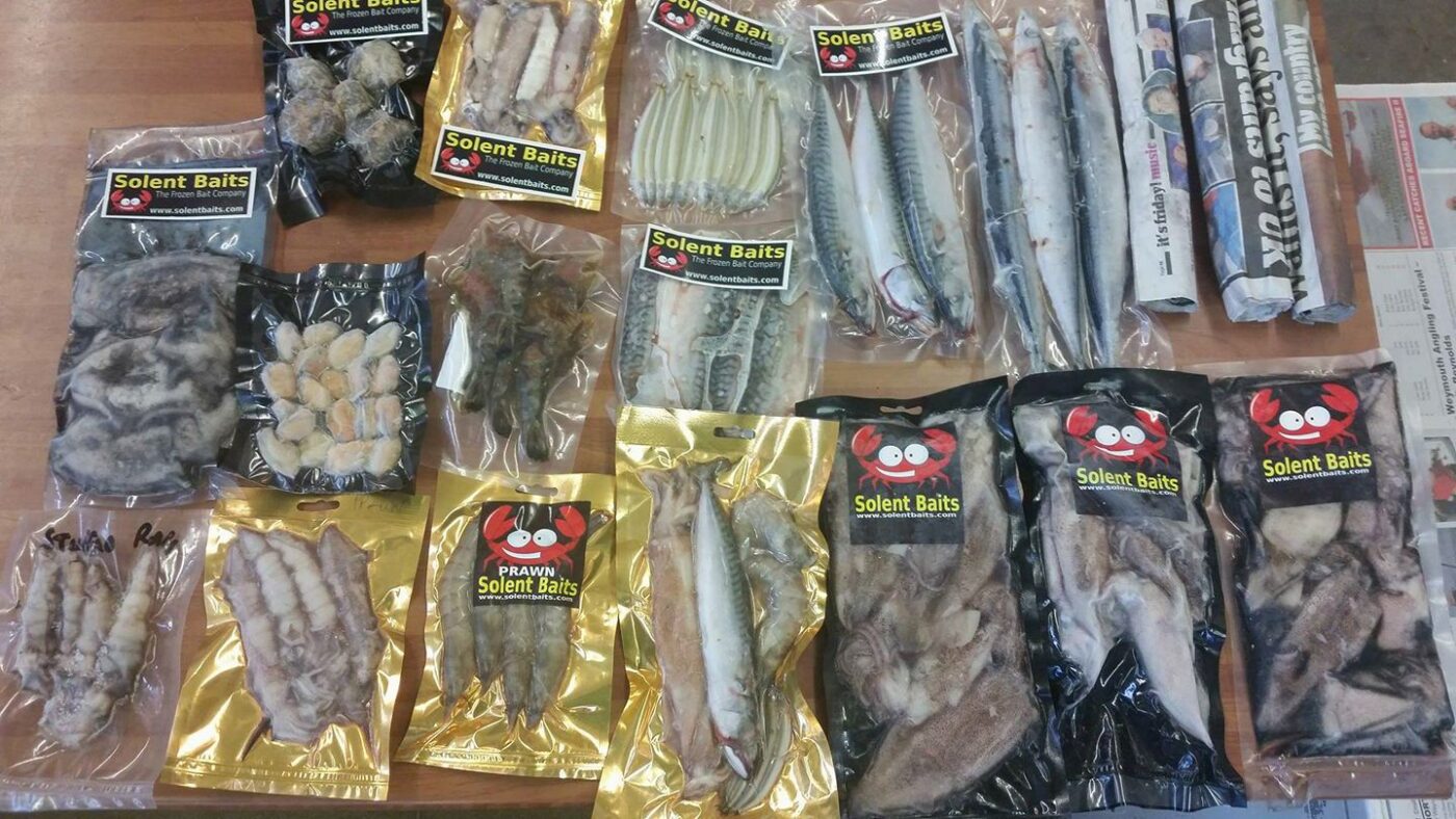 winter cod pack Solent baits bait packs,sea fishing baits,frozen bait