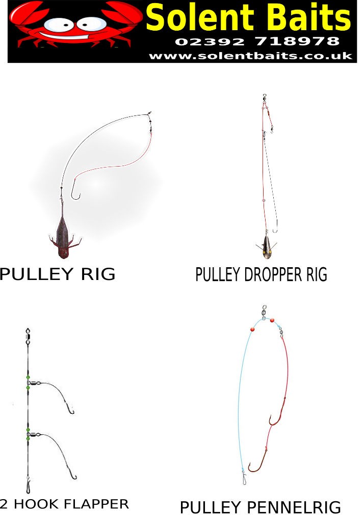 10 x 2 Hook Flapper | Solent Baits & Tackle