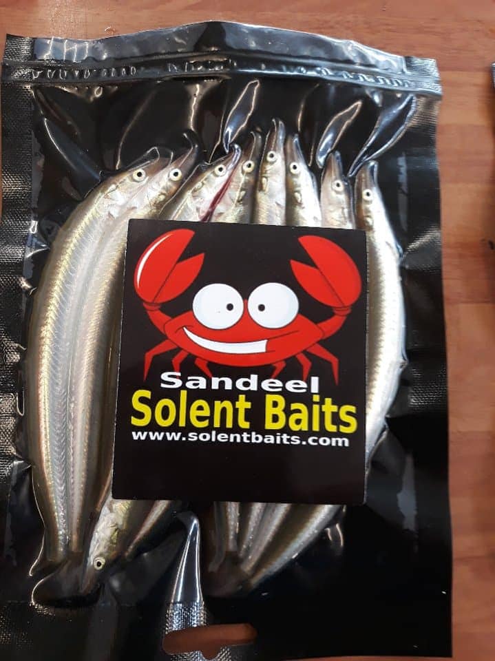 Large Sandeels,SOLENT BAITS,FROZEN SANDEELS