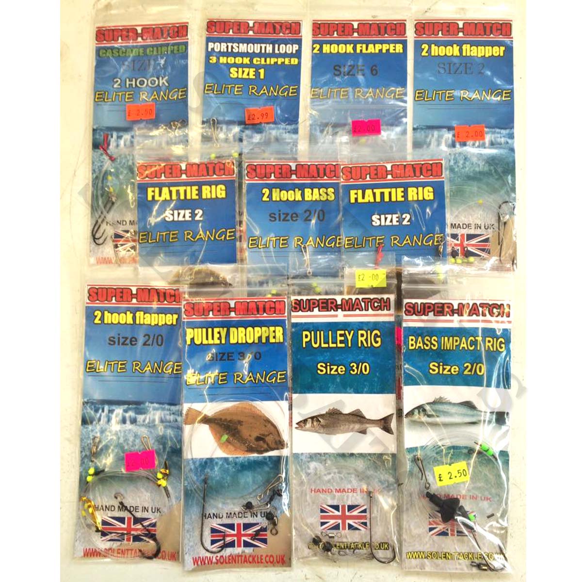 Shore Fishing Rigs | Solent Baits & Tackle